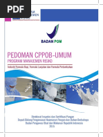 13 Panduan Mutu IP CPPOB | PDF | Bisnis | Kesehatan Holistik