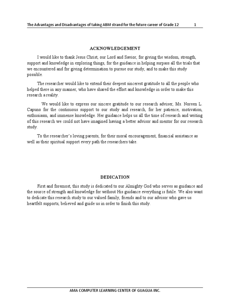 ABM Strand: Pros and Cons for Students | PDF | Accounting | Middle Schools