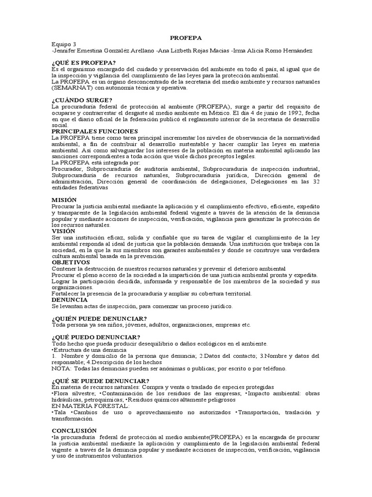 La función y procesos de la Procuraduría Federal de Protección al ...