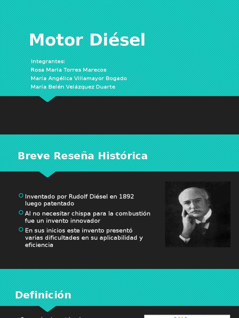Motor Diesel - Modif | PDF | Motor de combustión interna | Motor diesel
