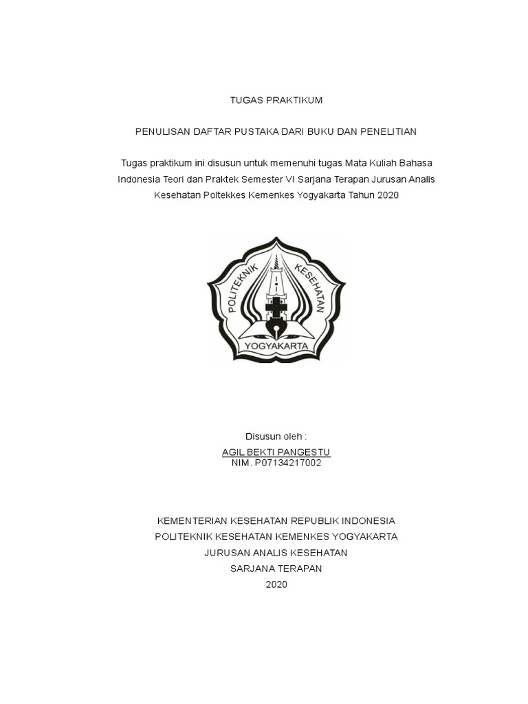 Penulisan Dapus Dari Buku Dan Penelitian | PDF