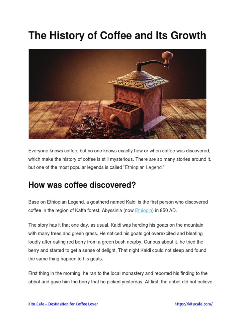 History of Coffee | PDF | Coffeehouse | Coffee