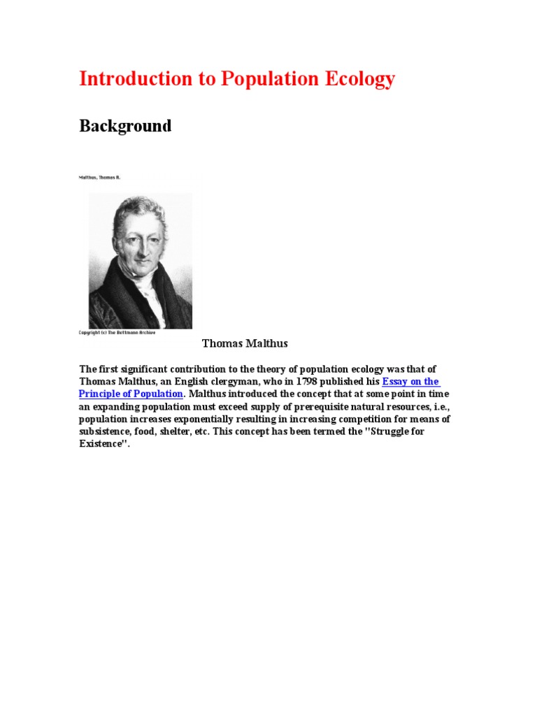 Overview of Population Ecology Concepts | PDF | Predation | Introduced ...