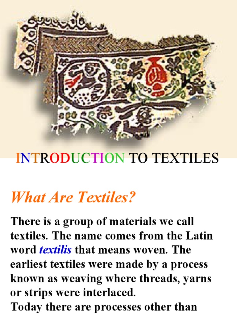 Introduction To Textiles | Download Free PDF | Textiles | Yarn