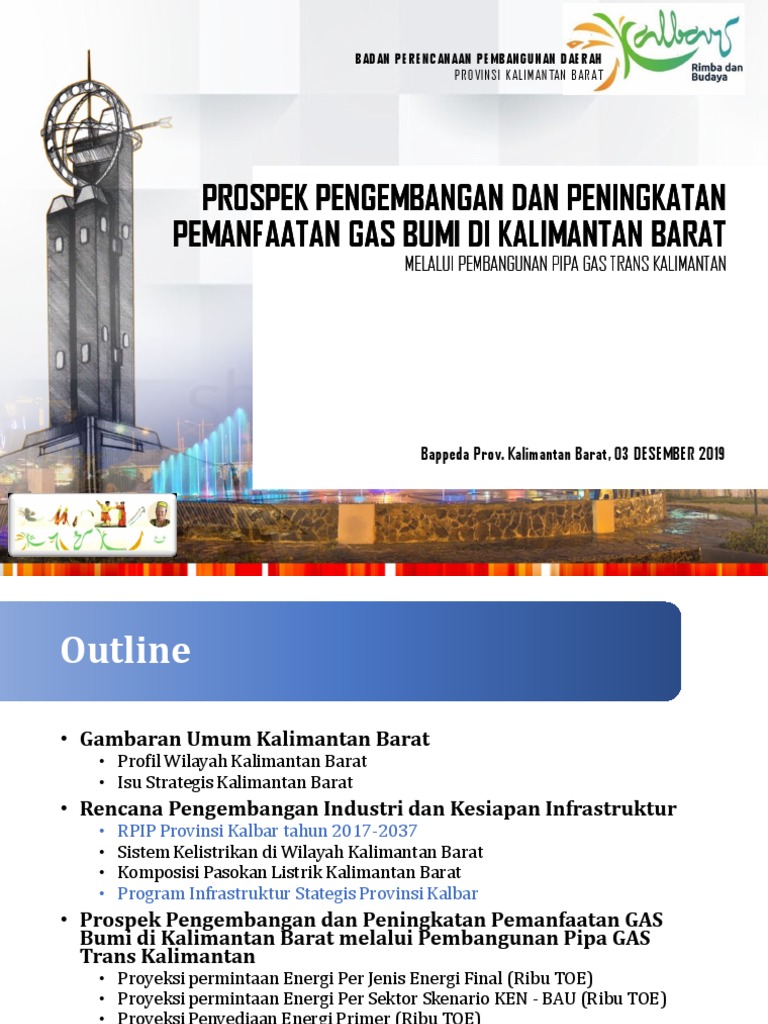 Bahan Paparan Bappeda Kalbar 03122019 | PDF