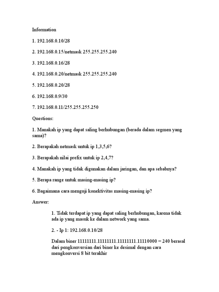 Perhitungan IP | PDF