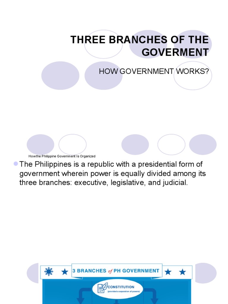Structure of Philippine Government | PDF | President Of The Philippines ...
