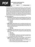 Hurdle Placement Heights | PDF | Track And Field | Sport Of Athletics