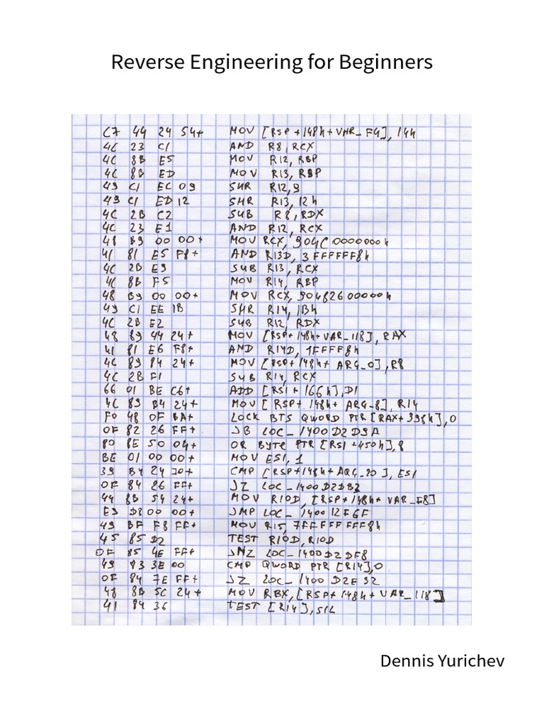 Reverse Engineering For Beginners-En PDF | PDF | Xcode | Software ...