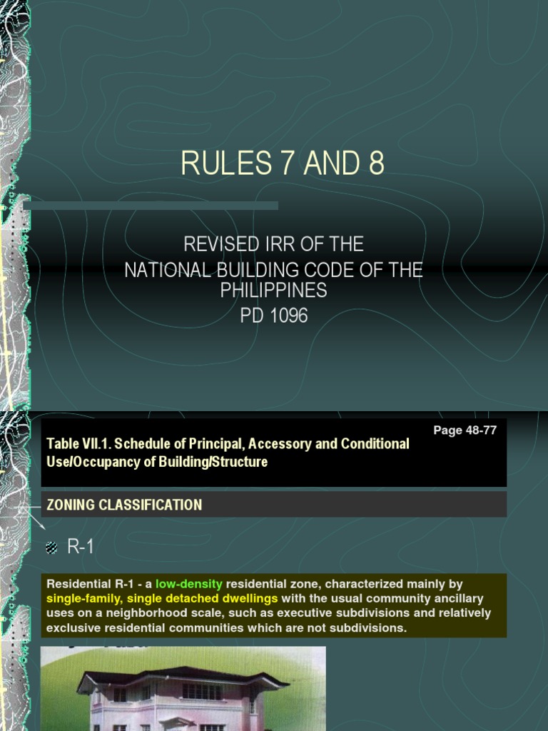 Rules 7 & 8 NBC PDF | PDF | Mixed Use Development | Building
