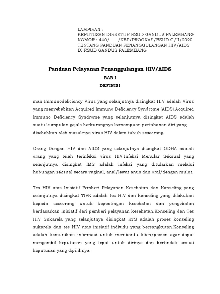 Panduan HIV BENAR | PDF | Sains & Matematika