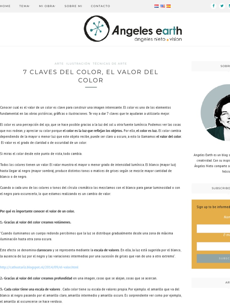 7 Claves Del Color, El Valor Del Color | PDF | Amarillo | Negro