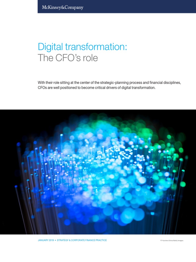 Digital Transformation - The CFO Role - Mckinsey Report | PDF | Chief ...
