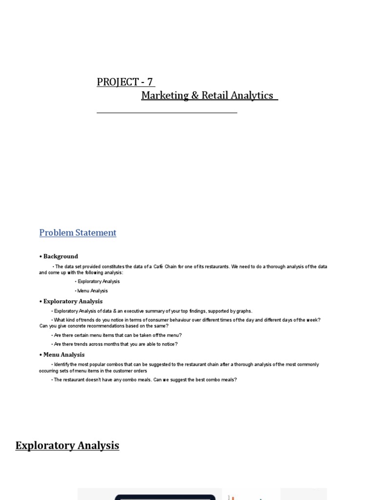 Project - 8 (MRA) | PDF | Menu | Analytics