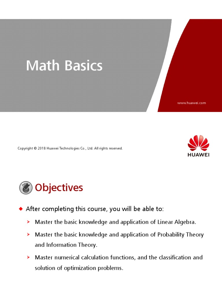 3 Math Basics | PDF | Probability Distribution | Eigenvalues And ...