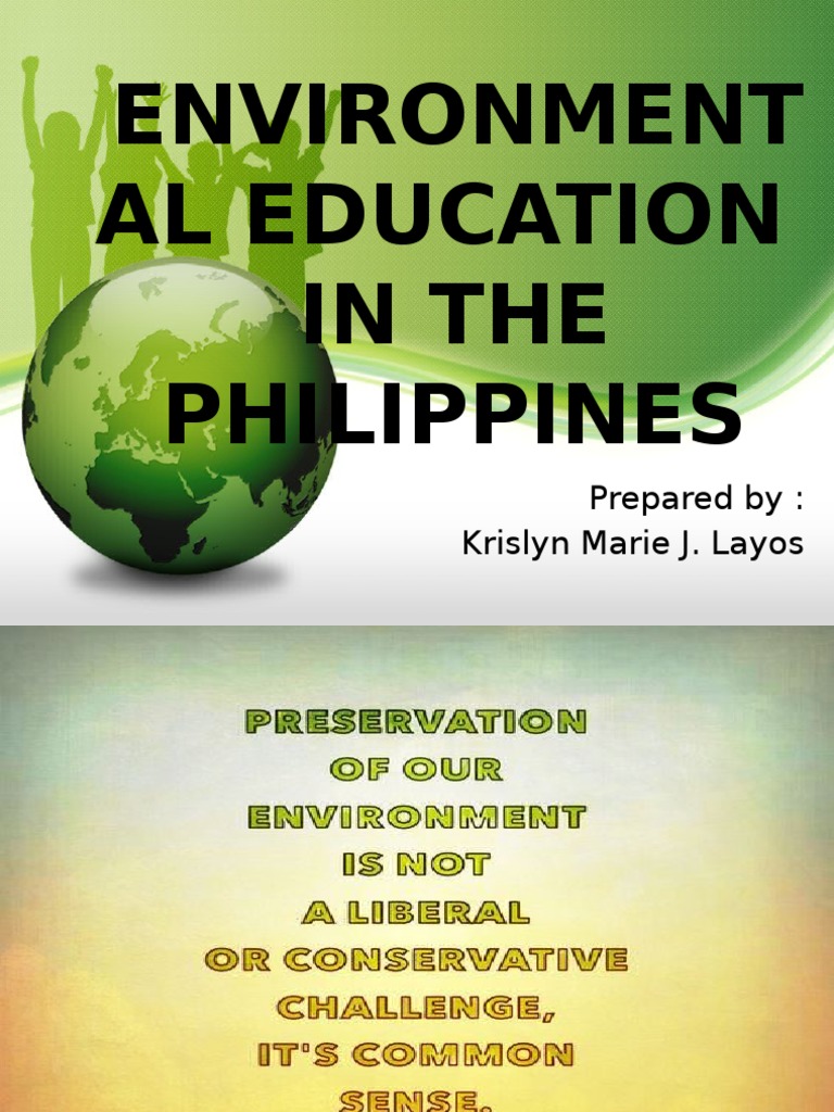 Environmental Education in the Philippines | PDF | Sustainability ...