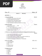 ICSE Class 3 English Language Sample Paper | PDF | Syntactic ...
