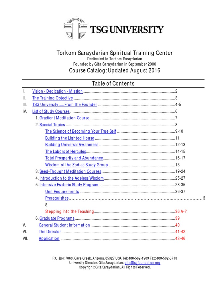 Tsu Catalog PDF | PDF | Psychological Concepts