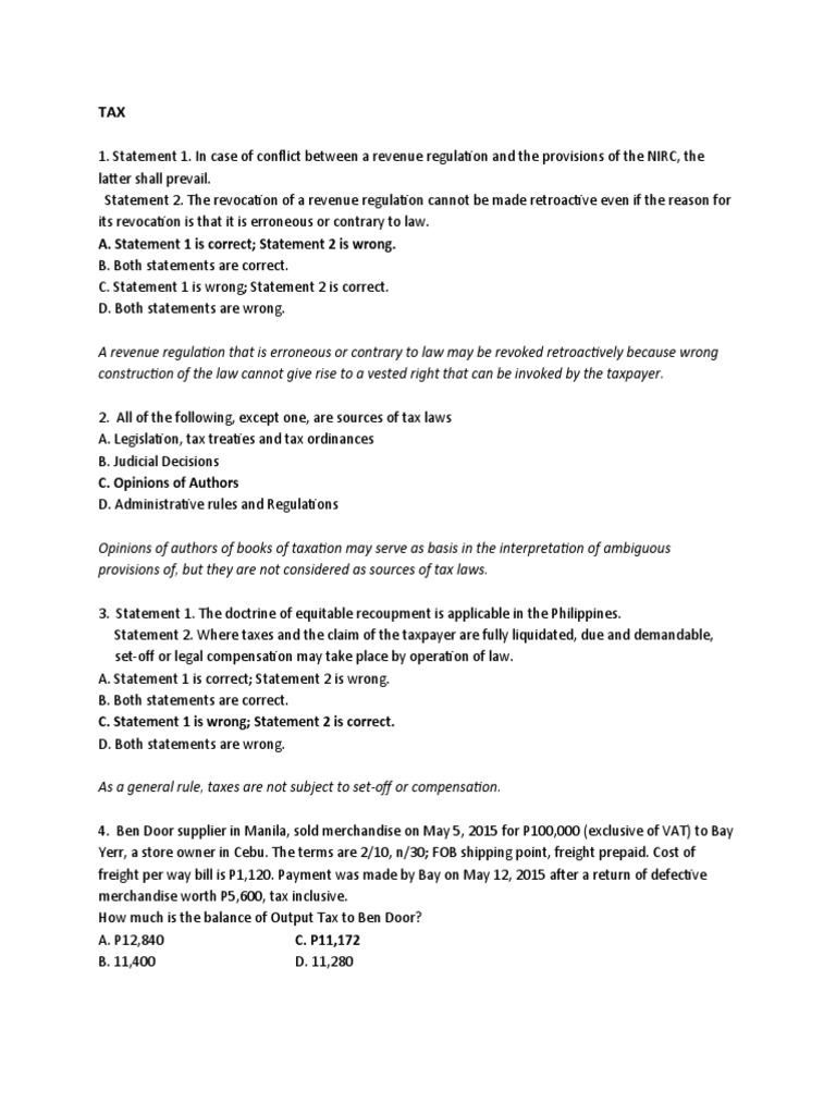 Questionnaires BSA Subjects | PDF | Financial Accounting Standards ...