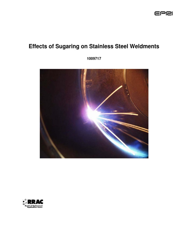 Effect of Sugaring On SS Joints | PDF | Welding | Construction