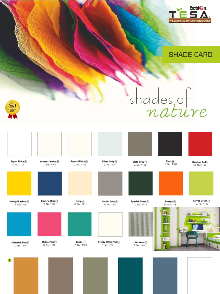 Prelam Shade Card MDF Particle HDHMR Board PDF | PDF