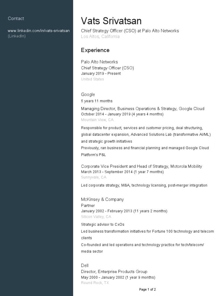 Vats CV | PDF | Cloud Computing | Economies