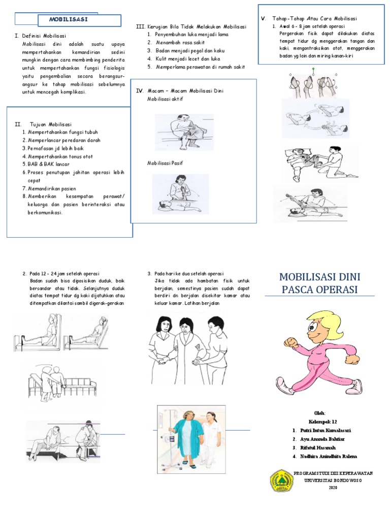 Leaflet Mobilisasi Dini | PDF