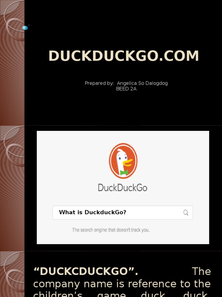 DUCKDUCKGO | PDF