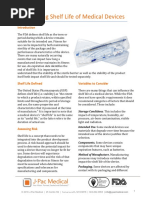 FDA Guidance on Medical Device Shelf Life | PDF | Shelf Life | Federal Food