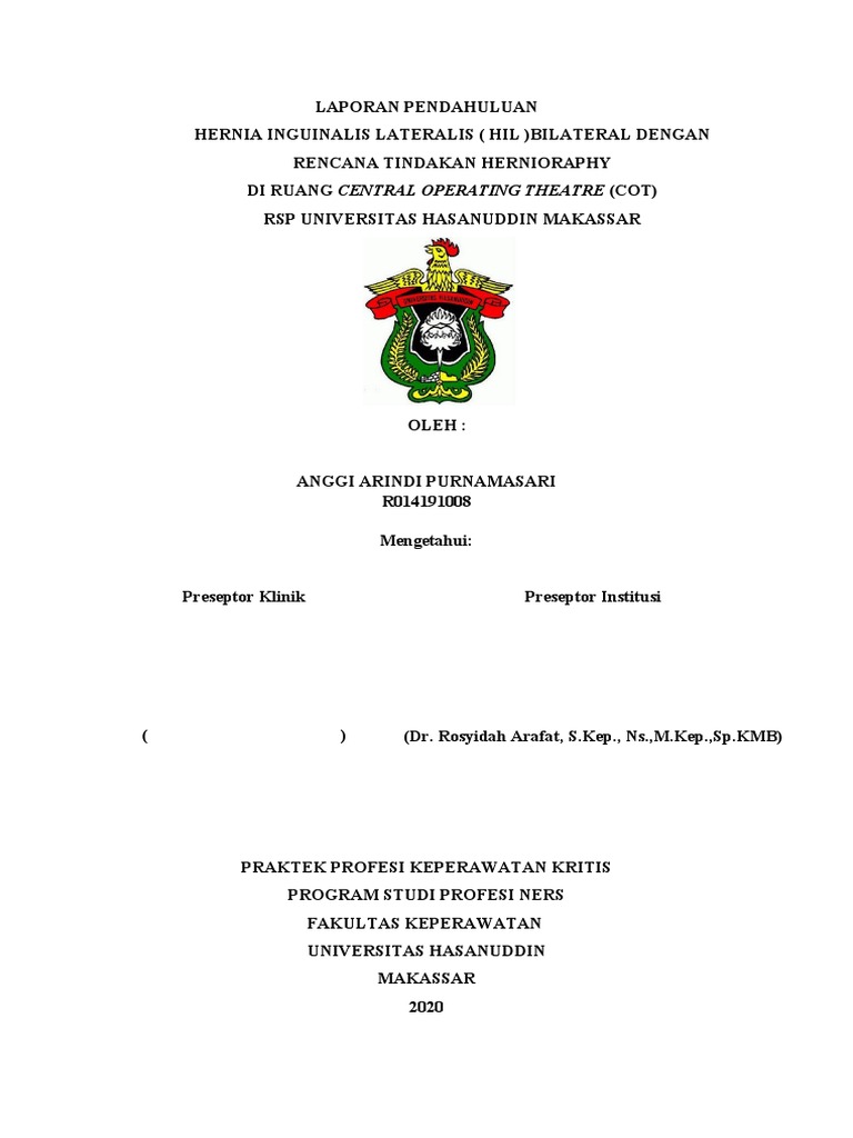 LP - COT Hernioraphy | PDF