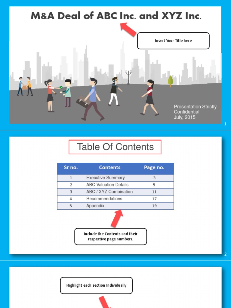 Pitch Book Sample Template PDF | PDF | Earnings Before Interest ...