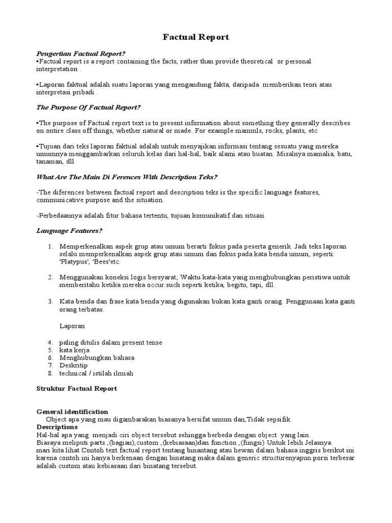 Factual Report 2 | PDF