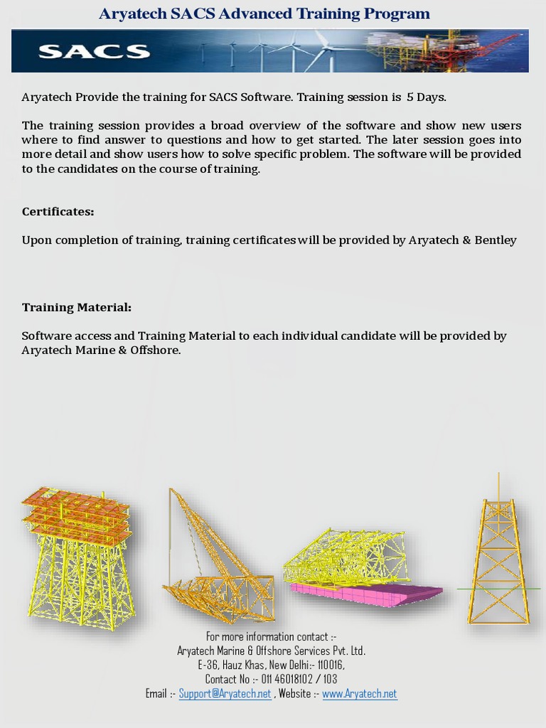 SACS AdvancedTraining | PDF | Fatigue (Material) | Software