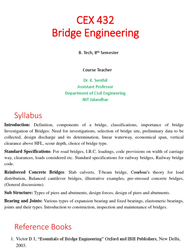 Bridge Engineering | PDF | Bridge | Civil Engineering