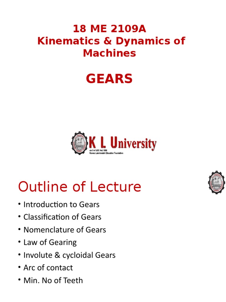 Gears | PDF | Gear | Kinematics