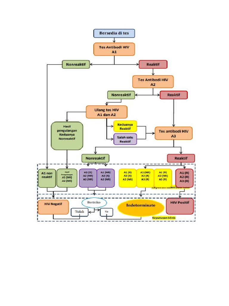 Algoritma Pemeriksaan Hiv | PDF