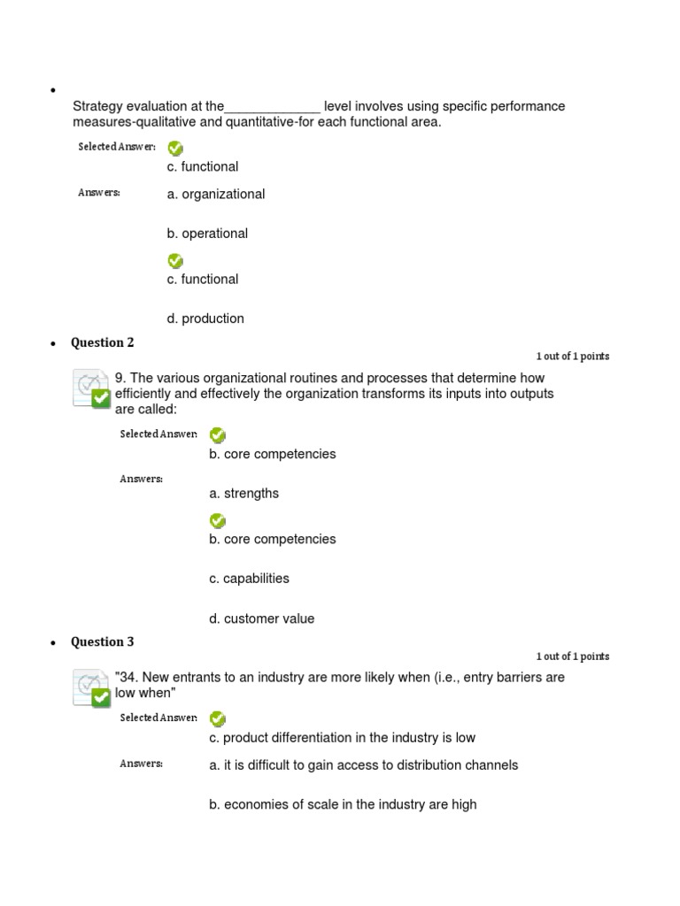 Exam Stratma PDF | PDF | Strategic Management | Strategist