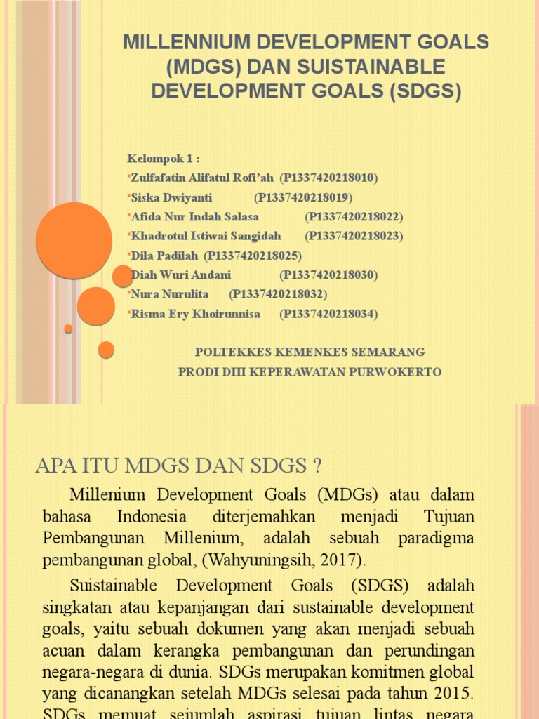 Mdgs Sdgs | PDF