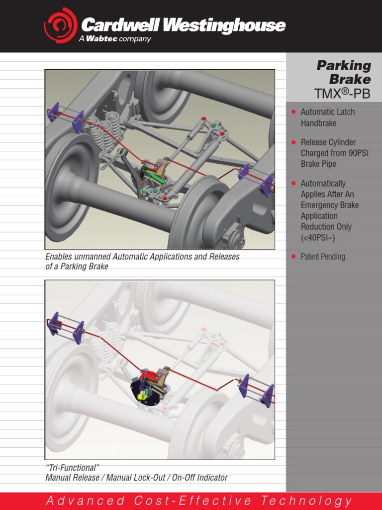 TMX Parking Brake Flier | PDF | Transport | Mechanical Engineering