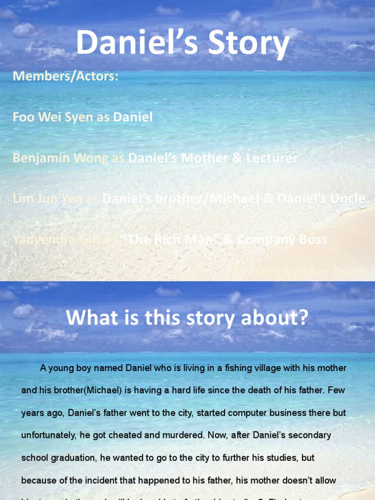 Daniel's Journey: Overcoming Adversity | PDF | Social Science | Wellness