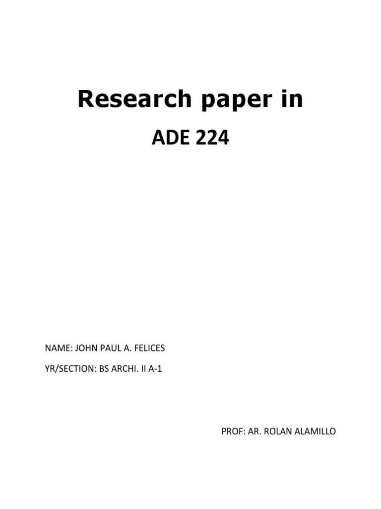 Proposed Design of the Provincial Jail Facility: Prioritizing Natural ...