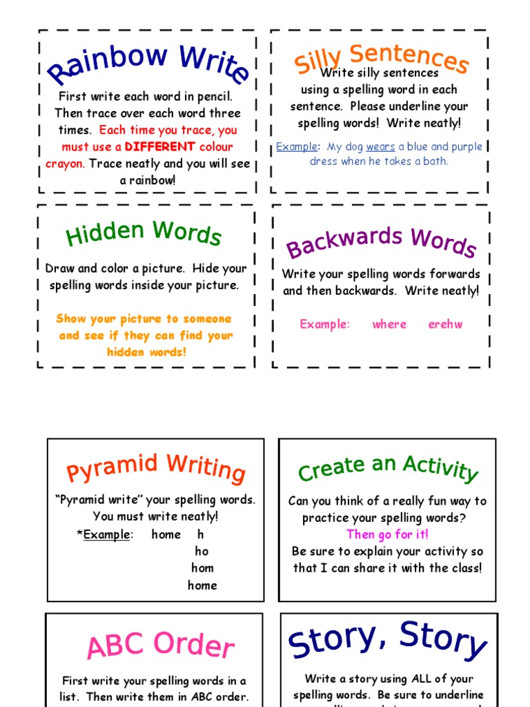 Fun Spelling Activities for Kids | PDF | Alphabet | Rhyme