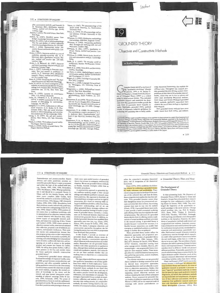 Charmaz - 2000 - Grounded Theory PDF | PDF | Scientific Theories ...