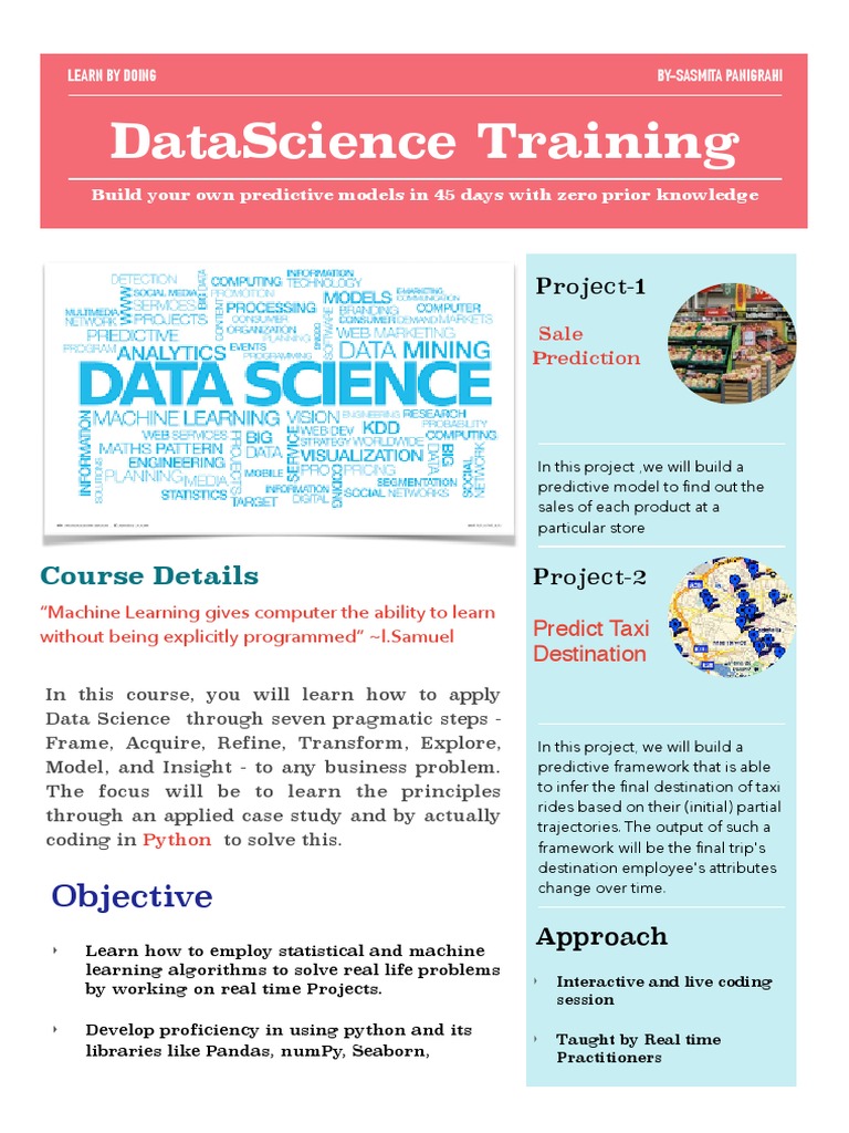 Data Science With Python-Sasmita PDF | PDF | Machine Learning | Statistics