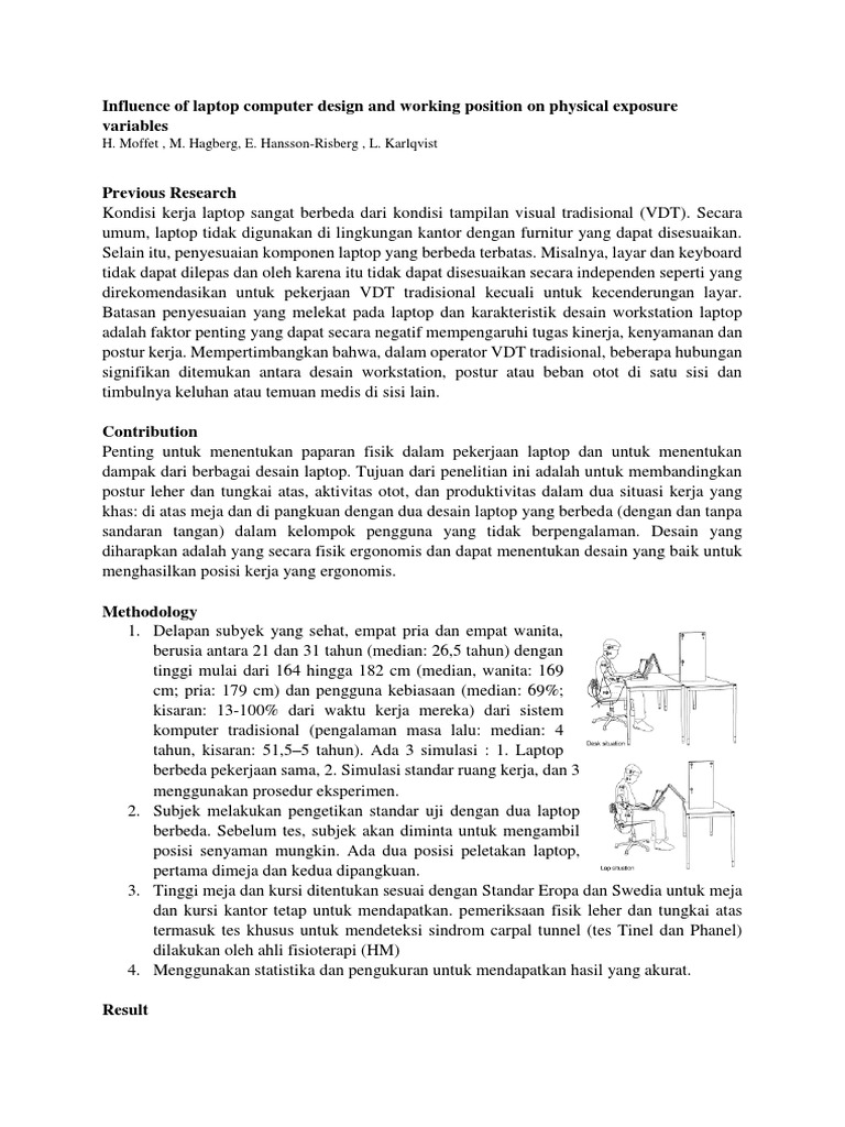Journal Review Physical Ergonomics PDF | PDF