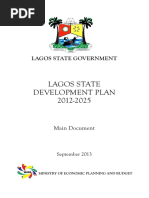 Lagos State Development Plan 2012-2025 | PDF | Economic Development ...