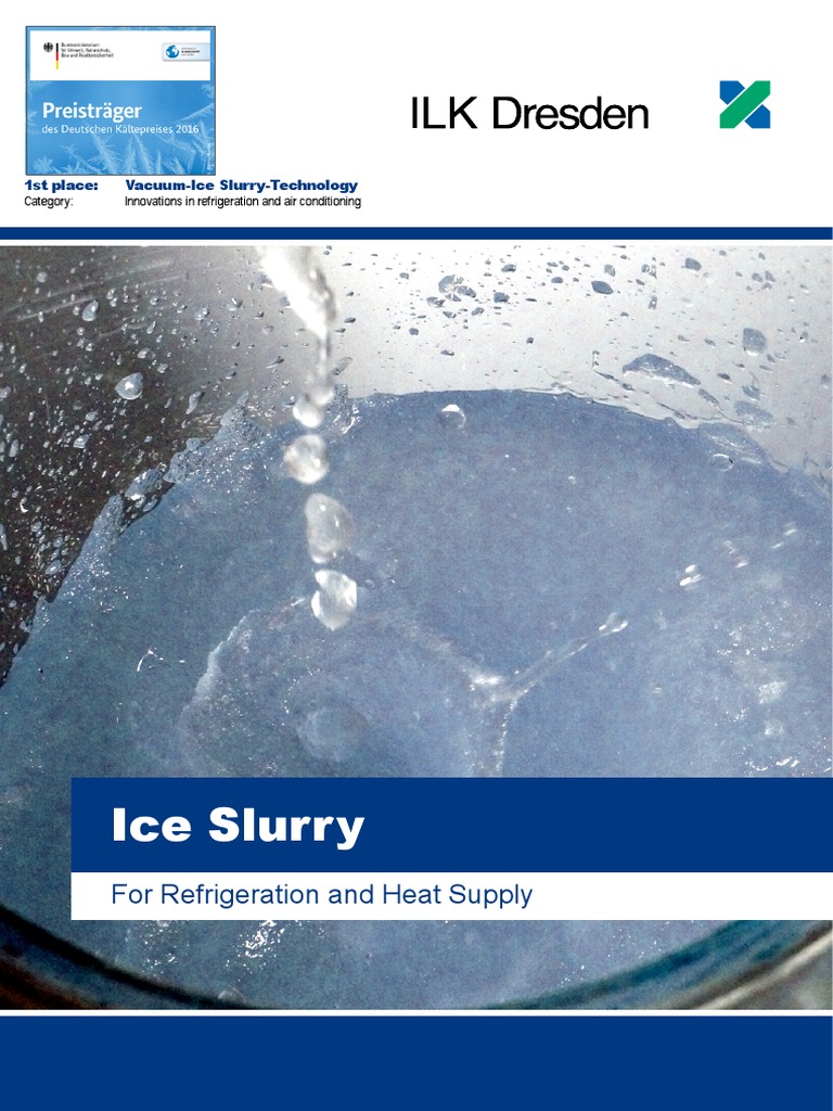 Ice Slurry Brochure PDF | PDF | Ice | Refrigeration