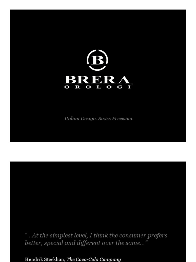 Brera Orologi-Brand Presentation | PDF | Brand | Nature