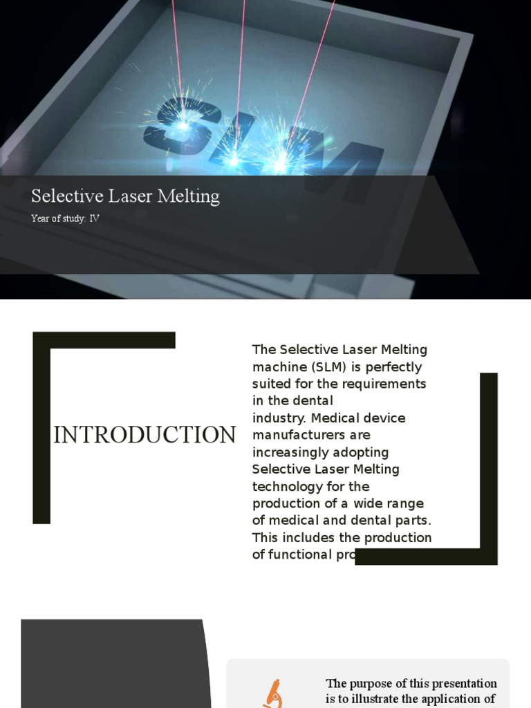 Selective Laser Melting | PDF | Materials | Applied And ...