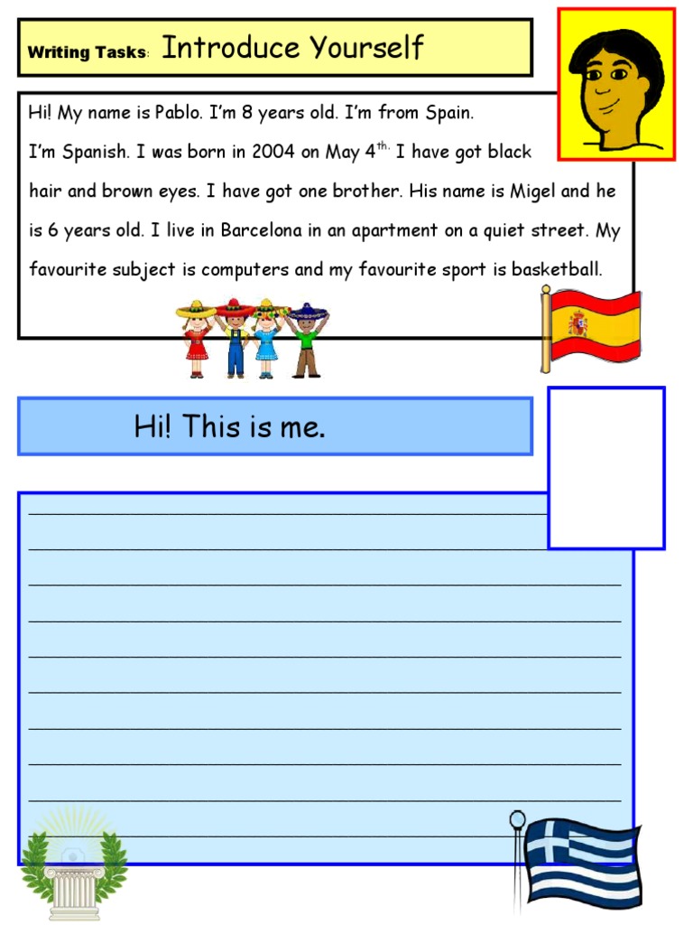 Creative Writing Introduce Yourself | PDF | Self-Improvement